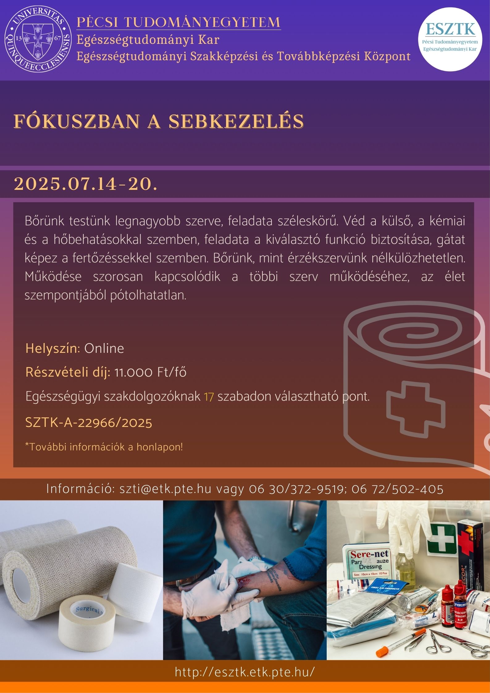 PTE ETK Egészségtudományi Szakképzési és Továbbképzési Központ